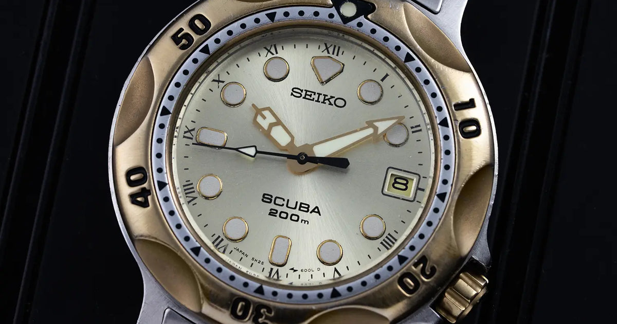 Seiko Scuba 200M 5H25-6000 — Men’s Diving Watch — 1990